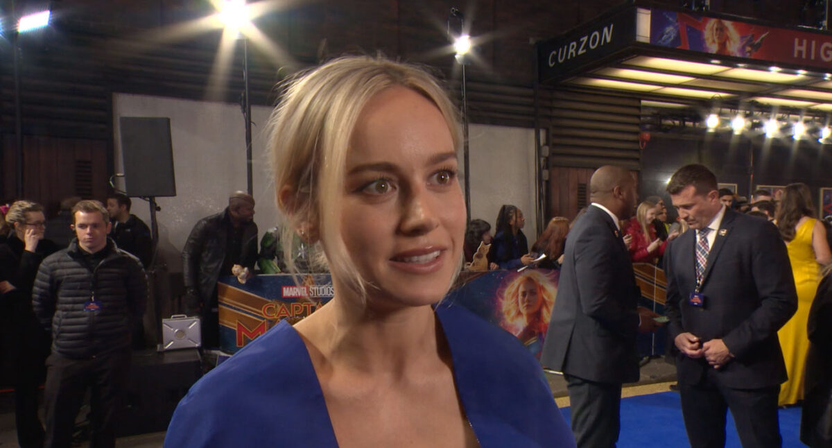 Brie Larson talks CAPTAIN MARVEL at European gala screening - Get Your ...