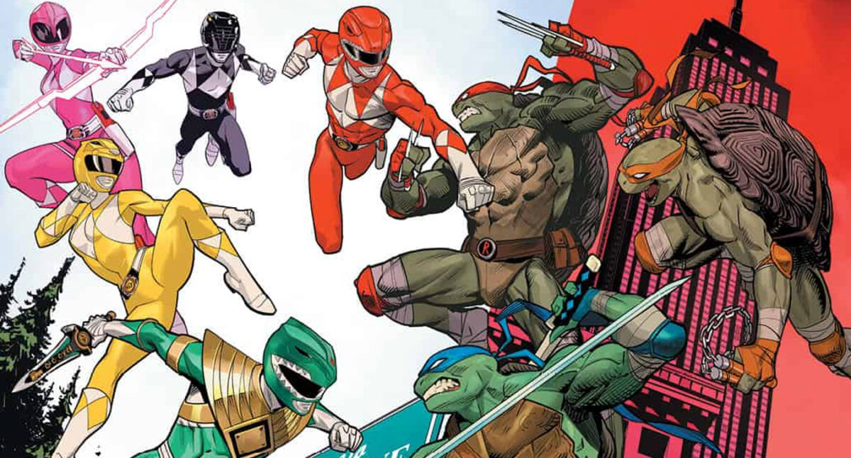 POWER RANGERS/TMNT crossover reveal new looks! - Get Your Comic On